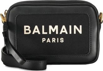 Balmain Femme, Sacs, Noir, Taille: ONE Size Logo Shoulder Bag