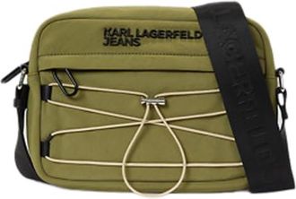 Karl Lagerfeld Karl Lagerfeld Jeans, Homme, Sac À Bandoulière Utility String, Vert, One size
