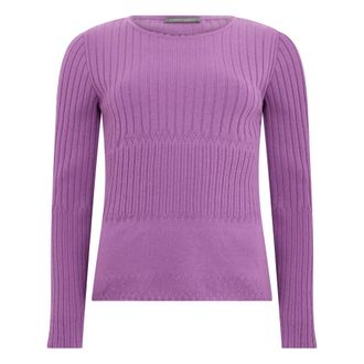 Alberta Ferretti Damen, Strickwaren, Lila, SGr&ouml;&szlig;e