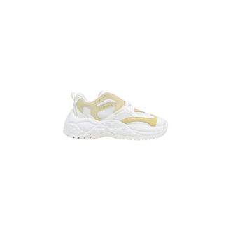 A|X Armani Exchange Femme, Chaussures, Jaune, Taille: 36 EU Printed Sporty Slip-On Baskets