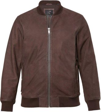 JP1880 Lederjacke Leder-Blouson Leder - Lamm Nubuk Collegekragen