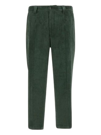 BRIGLIA 1949 PortofinoS Hose aus Cord mit eingefassten Taschen - Gr&uuml;n