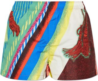 Versace Homme, Maillots de bain, Multicolore, Taille: XL Shorts de bain imprim&eacute;s