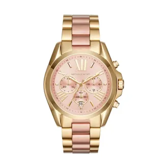 Michael Kors Femme, Accessoires, Jaune, Taille: ONE Size Montre Bradshaw Chronographe