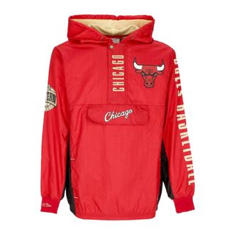 Mitchell & Ness Chicago Bulls Windbreaker Jacke - - Sport - Herren - Rot - S