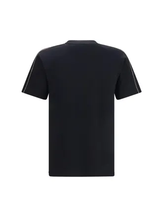 Burberry Mens Jwear T-Shirt Black Cotton T-Shirts And Polos