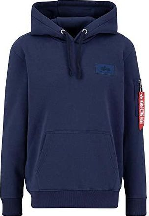 Alpha Industries Alpha Industries Alpha Indutries Back Print Hoody Sweat à Capuche pour Homme Sweatshirt, Ultra Navy