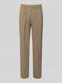 Premium by Jack & Jones Loose Fit Stoffhose mit Bundfalten Modell KARL