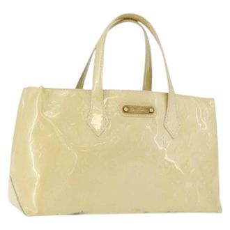 Louis Vuitton Pre-owned Vintage Handtasche aus Lackleder - - Pre-owned - Damen - Beige - ONE SIZE