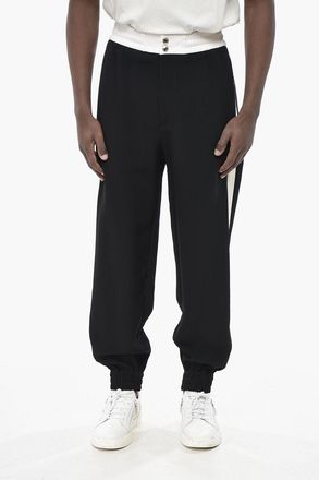 Alexander McQueen Casual-Hose mit Kontrastb&auml;ndern Alexander McQueen