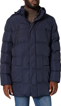 Geox Herren M HILSTONE M1428BT2666 Parka, Gothic Blue, 46
