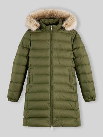 Tommy Jeans Daunenmantel mit abnehmbarer Kapuze