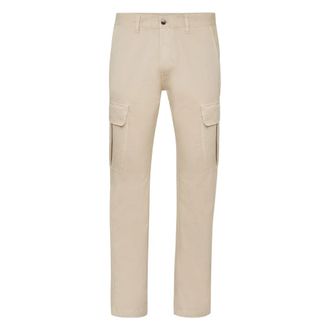 Philipp Plein Lange Cargo-Hosen - - Trousers - Herren - Beige - XS