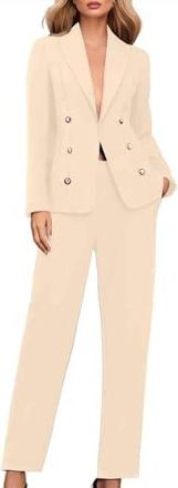 Generic Ensemble de salon pour femme - Col rond - Pantalon &agrave; manches courtes - 2 pi&egrave;ces - Couleur unie - Surv&ecirc;tement pour femme - Sweat &agrave; capuche et jogging -