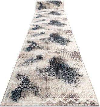 RugsX L&auml;ufer Antirutsch PATCHWORK vintage, Gummi beige 80 cm beige 80x400 cm