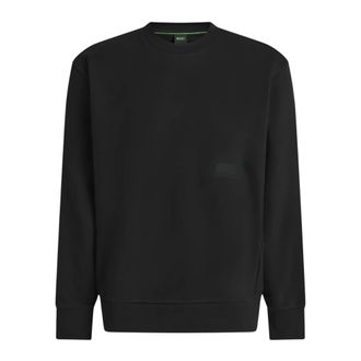HUGO BOSS Homme, Sweatshirts et sweats &agrave; capuche, Noir, Taille: L SW Crewneck 50564103