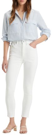 Levi's Damen Retro High Skinny Hose, Western White, 30W / 30L