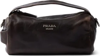 Prada sac porté épaule en cuir Nappa - Marron