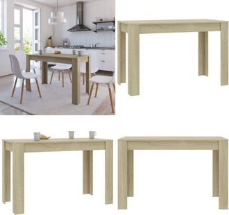 vidaXL Vidaxl - Esstisch Sonoma-Eiche 120x60x76 cm Holzwerkstoff - Esstisch - Holzwerkstoff - Sonoma-Eiche - Esszimmertisch - Küchentisch - Home & Living