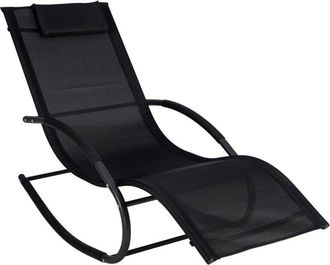 M&S Collection M&s - Bain de Soleil Alu et Textilene Rocking Chair