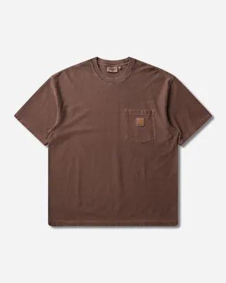 Carhartt Work in Progress Men s Loose Pocket T-Shirt Tobacco (Garment Dyed)