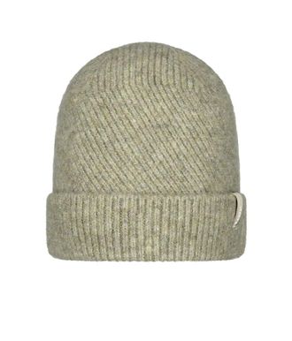 Barts Damen Beanie Strickm&uuml;tze gestrickte Winterm&uuml;tze mit Umschlag Kirinda 5653 Pale Army 13
