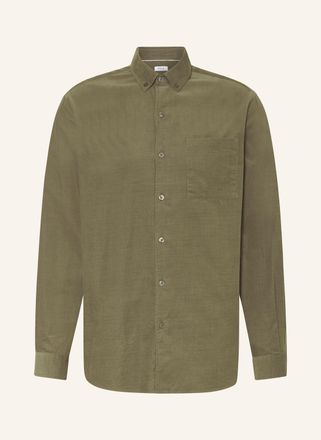Paul Paul Cordhemd Comfort Fit gruen
