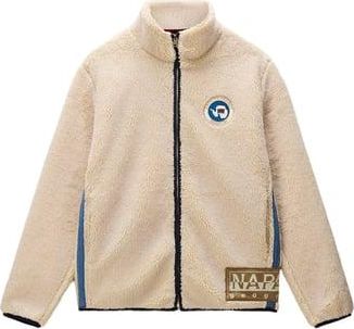 Napapijri Polaire droite col montant en sherpa