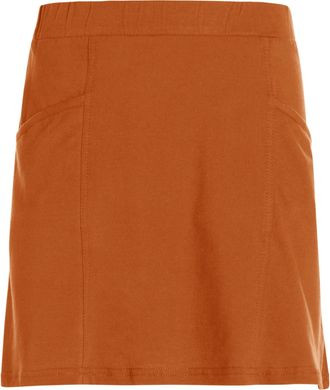 vishes Damen-Minirock in Orange I Gr&ouml;&szlig;e XL (40-42) I Bequem & modisch f&uuml;r Alltag & Freizeit I Handgefertigt aus 100% Baumwolle I F&uuml;r warme & kalte Monate I N