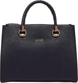 Liu Jo Manh Satchel Double Zip M Nero