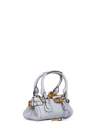 Chlo&eacute; Womens Shoulder Bag Paddington Grey Calf Leather