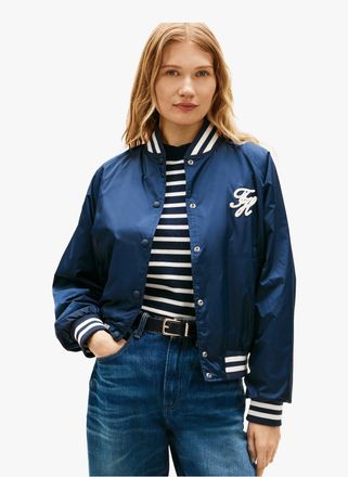 Tommy Hilfiger Bomber broderie logo sur poitrine et &agrave; larri&egrave;re