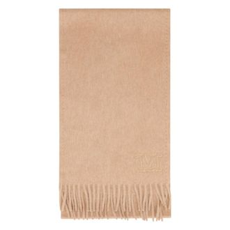 Max Mara Femme, Accessoires, Beige, Taille: ONE Size &Eacute;tole &agrave; monogramme brod&eacute;