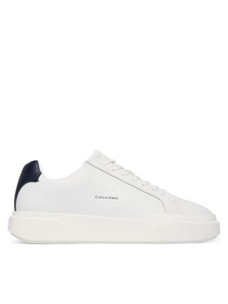 Calvin Klein Sneakers Chunky Cupsole Laceup Lth YM0YM01344 Wei&szlig;
