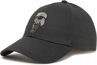 Karl Lagerfeld Homme, Accessoires, Noir, Taille: ONE Size Casquette de baseball orn&eacute;e de cristaux