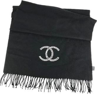 Chanel Ch&acirc;le Pre-owned - Femme - Pre-owned - Noir - Taille: ONE Size