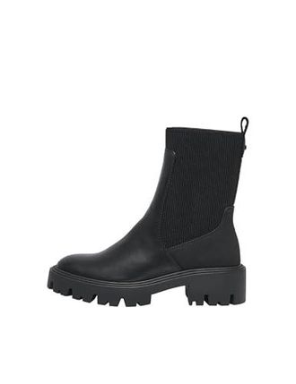 Only Femme PU Boot Onlbetty-7 Bottes Chelsea en polyuréthane, Noir, 41 EU