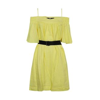 Karl Lagerfeld Schulterfreies Kleid - - Dresses - Damen - Gelb - S