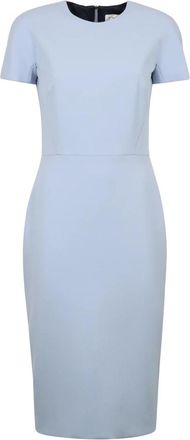 Victoria Beckham Femme, Robes, Bleu, Taille: 34 FR Crepe Midi Dress