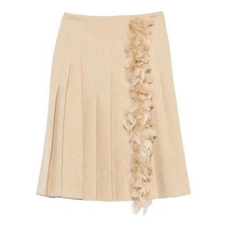 Plan C Midirock - - Skirts - Damen - Beige - S