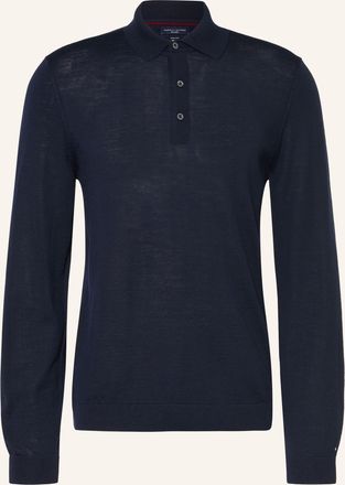 Tommy Hilfiger Strick-Poloshirt blau