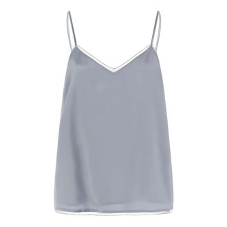 Fabiana Filippi Femme, Tops, Bleu, Taille: 38 FR Lingerie Top