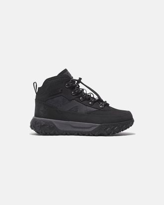 Timberland Halbhoher wasserdichter GreenStride Motion 6 Sneaker f&uuml;r Kinder in Schwarz, Schwarz, Gr&ouml;&szlig;e