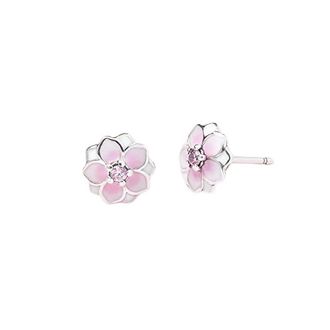 Pandora Radiant Bloom Magnolien-Ohrstecker - - Accessories - Damen - Grau - ONE SIZE