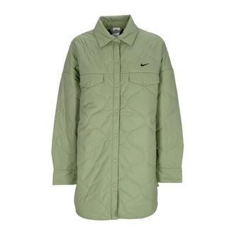 Nike Femme, Vestes, Vert, Taille: 40 FR Veste Trench matelass&eacute;e