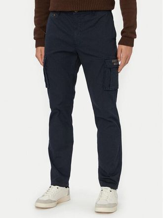 Aeronautica Aeronautica Militare Cargohose 262PA1329UCT02443 Dunkelblau Regular Fit