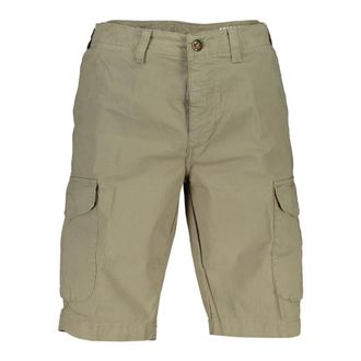 North Sails Homme, Shorts, Vert, Taille: W34 Short Bermuda Vert Coupe Classique Logo