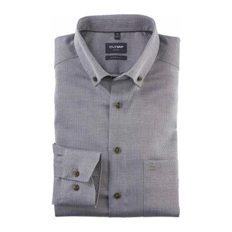 Olymp Olymp, Homme, Chemises, Vert, Taille: XL Pi&egrave;ce de mode intemporelle pour hommes