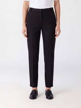 Pinko Pantalon chino slim fit en cr&ecirc;pe stretch &agrave; taille mi-haute
