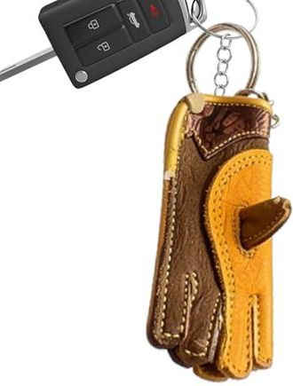 Generic Porte-cl&eacute;s en forme de gants daigle, accessoires pour homme, porte-cl&eacute;s &eacute;l&eacute;gant et cool avec design d&eacute;taill&eacute;, porte-cl&eacute;s durable pour homme, papa, pet